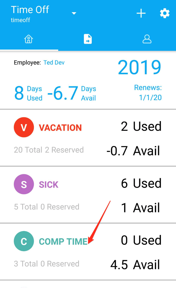 Time Off Request Workflow